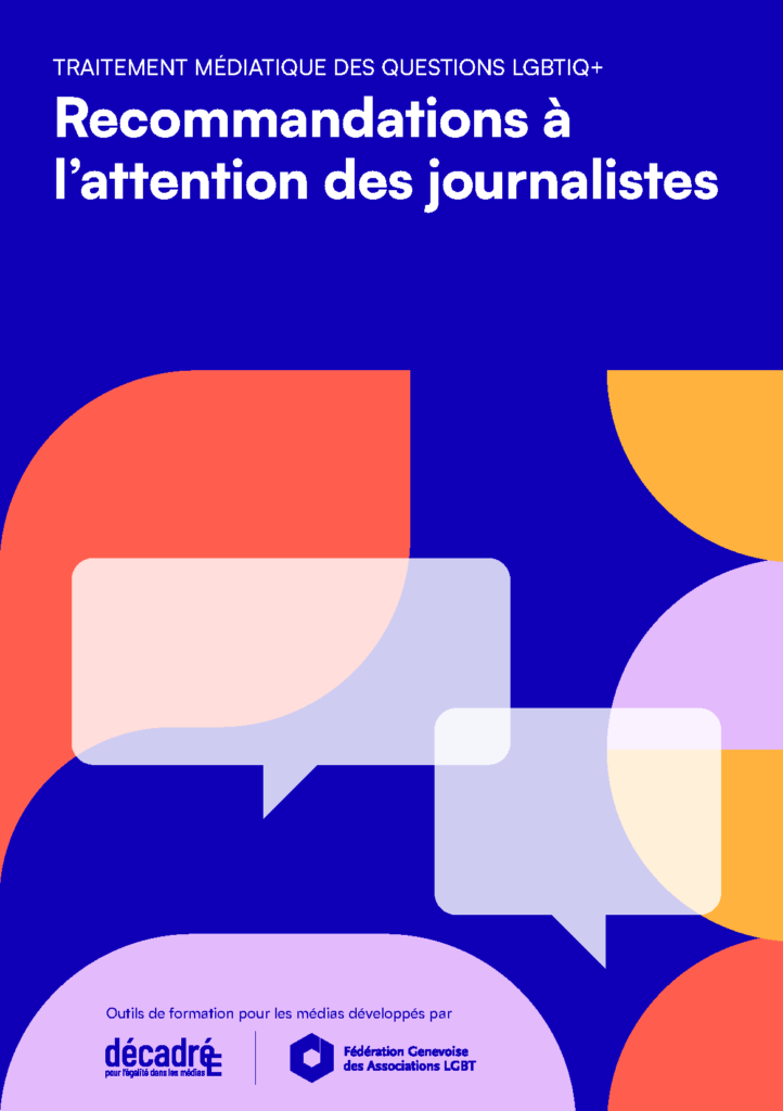 Recommandations – décadréE | pour l'égalité dans les médias